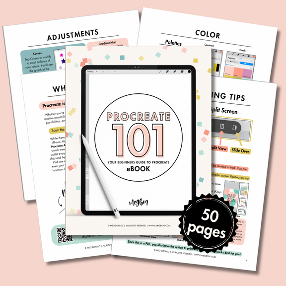 Procreate 101: Your Beginners Guide to Procreate | PDF – MEG BON LLC