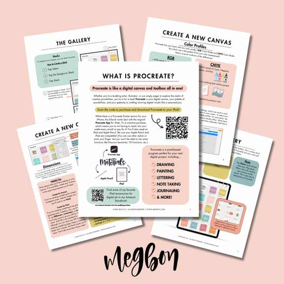 Procreate 101: Your Beginners Guide to Procreate | PDF – MEG BON LLC